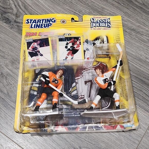 Vintage | Toys | Vintage Startingline Up 998 Hockey Figures Cards ...